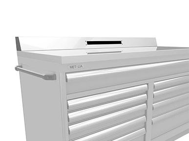 Stainless Steel Backstopper With Powerbar | Metalia