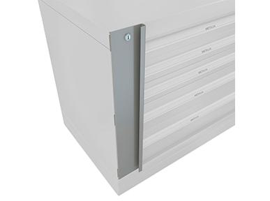 External Locking Bar for Modular Cabinet w/ Key Lock | Metalia